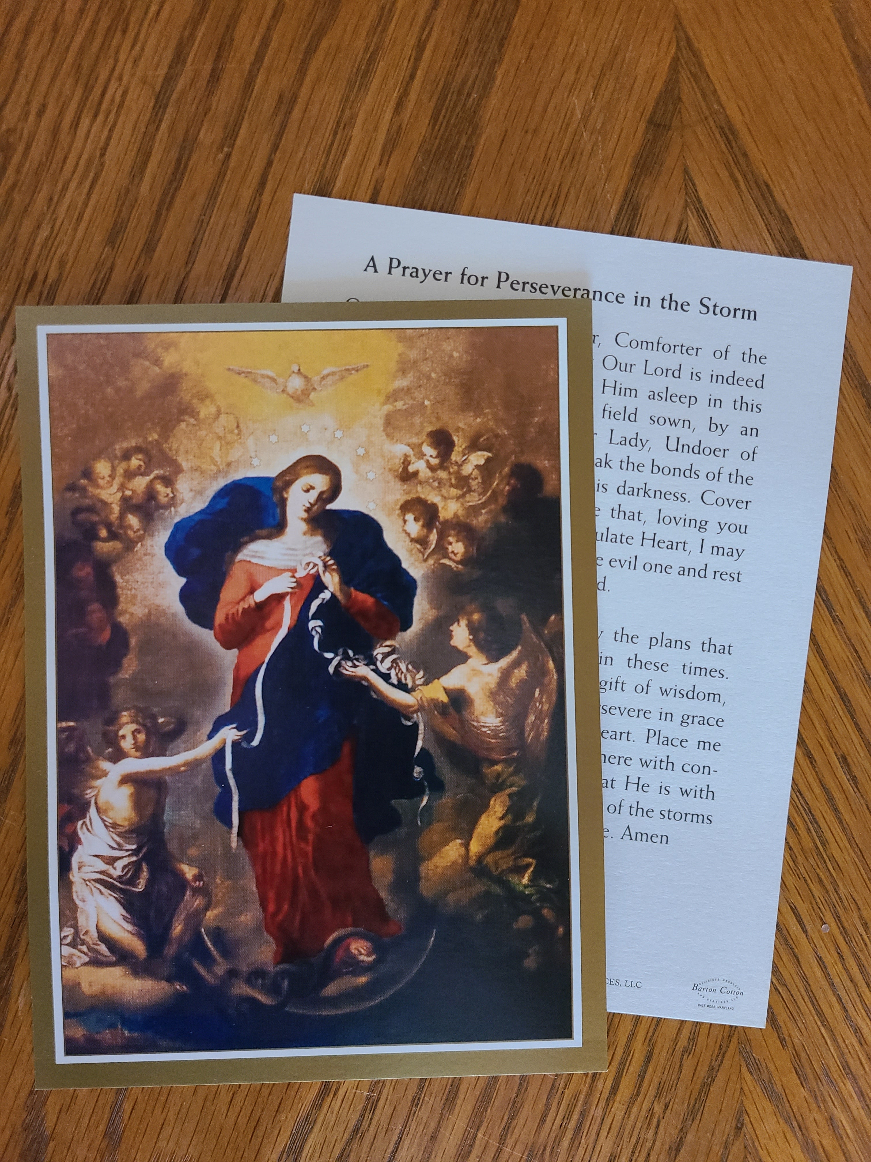 Prayer Card – Slaying Dragons Press